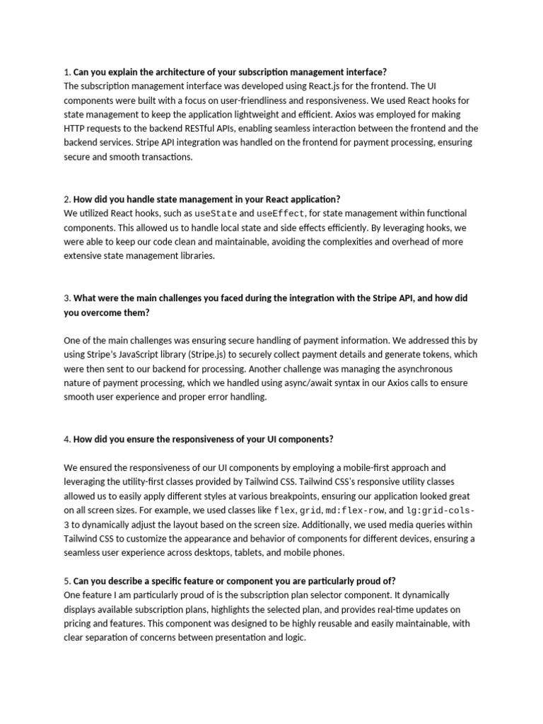 cross questions on projects | PDF | User Interface | Mobile App