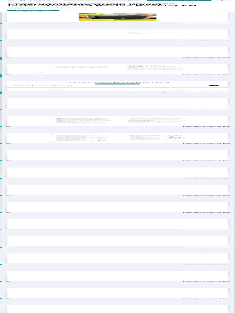 Food Network Sensio XBM 138 Programmable Bread Maker Instruction and ...