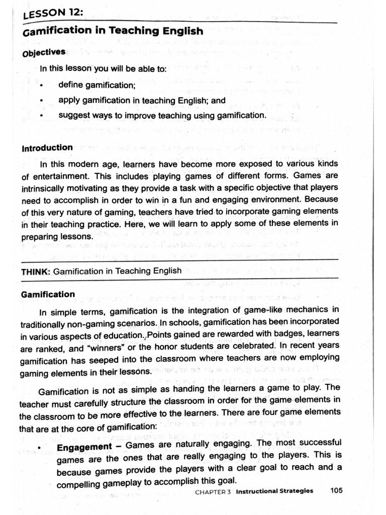 GROUP 3 Gamification in Teaching English | PDF