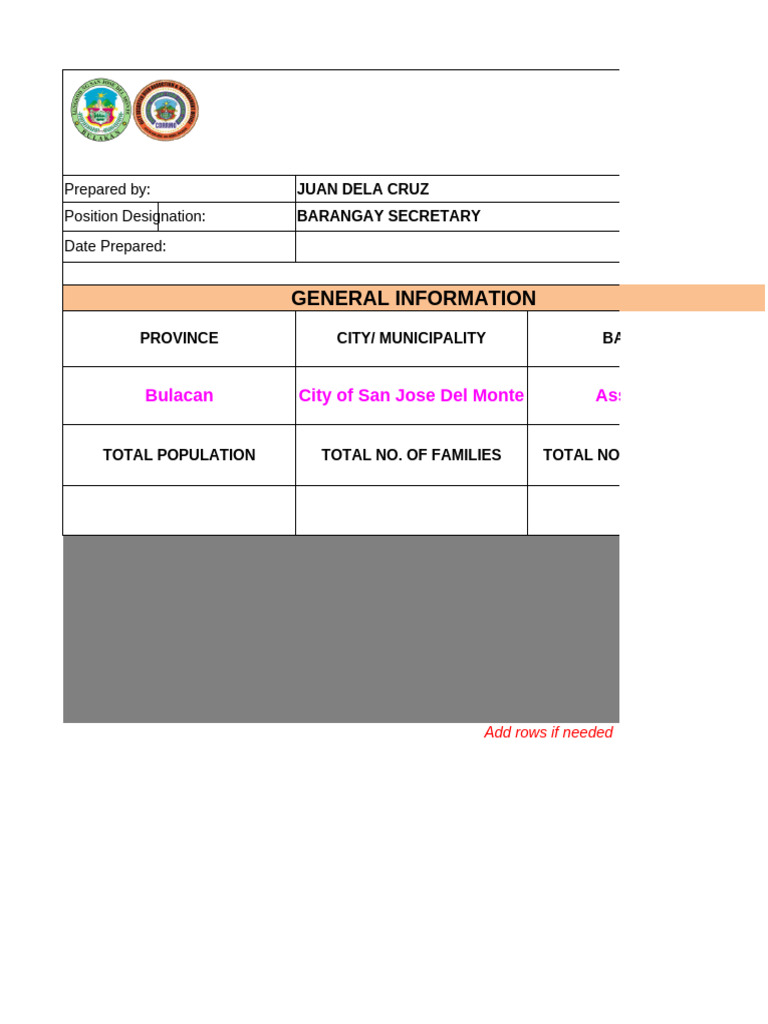 Barangay Risk Assessment Matrix | PDF | Emergency Evacuation | Quarantine