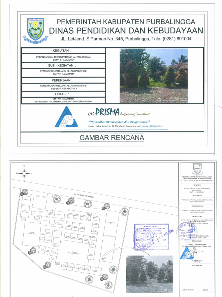 Gambar RKB SMPN 1 Padamara Rev-1 | PDF