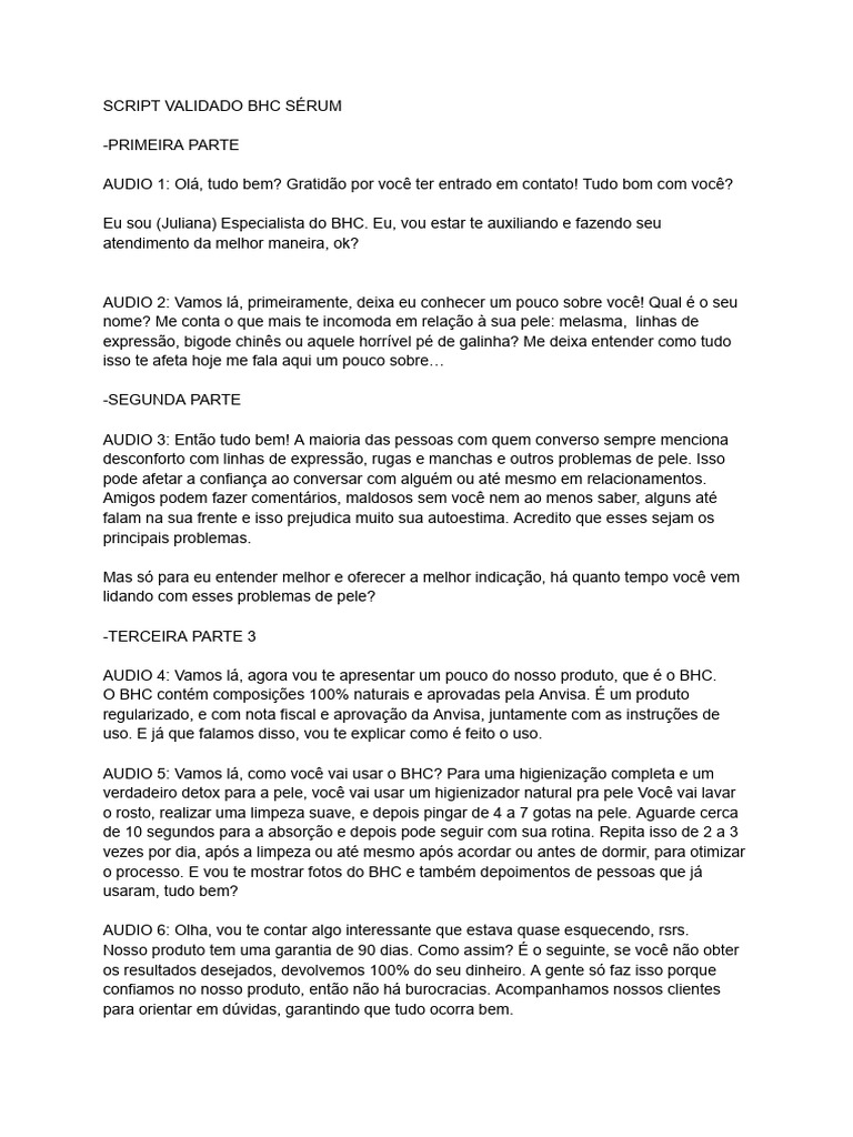 Transforme Sua Pele com BHC Sérum | PDF | Estilo de vida