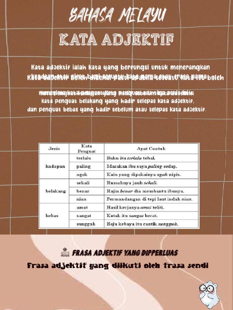 BM KATA ADJEKTIF | PDF