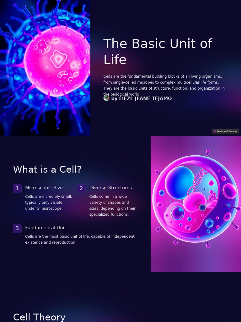 Introduction to Cell Biology | PDF | Cell (Biology) | Life