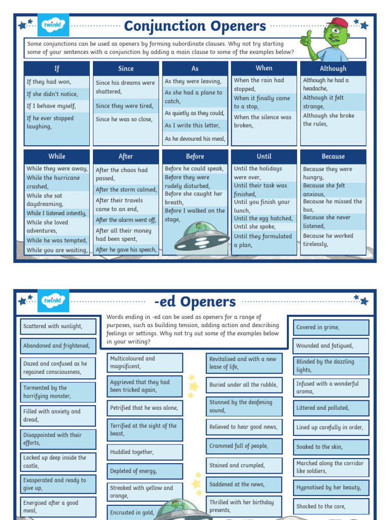 Using Openers in Writing | PDF