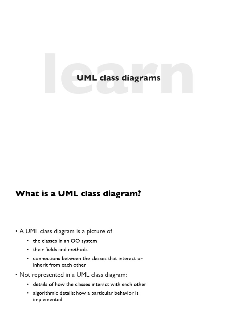 class diagram | PDF | Class (Computer Programming) | Method (Computer ... class diagram | PDF | Class (Computer Programming) | Method (Computer ...