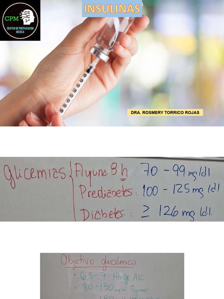 Insulinas CPM | PDF