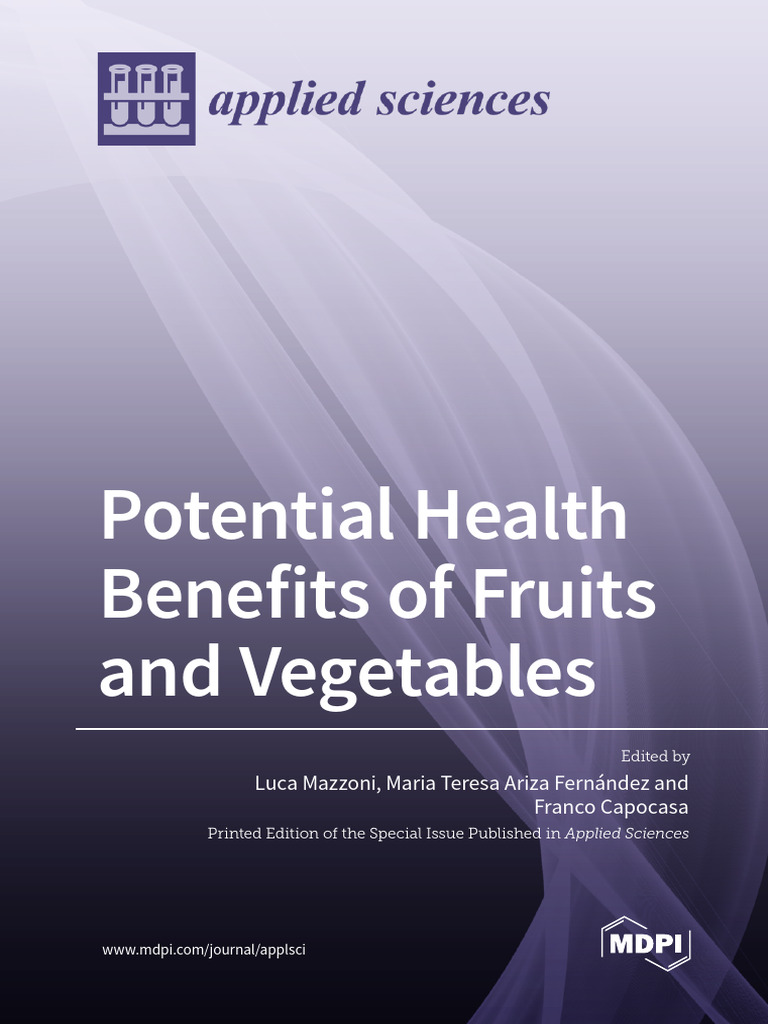 Potential Health Benefits of Fruits and Vegetables 4 | PDF | Prediabetes