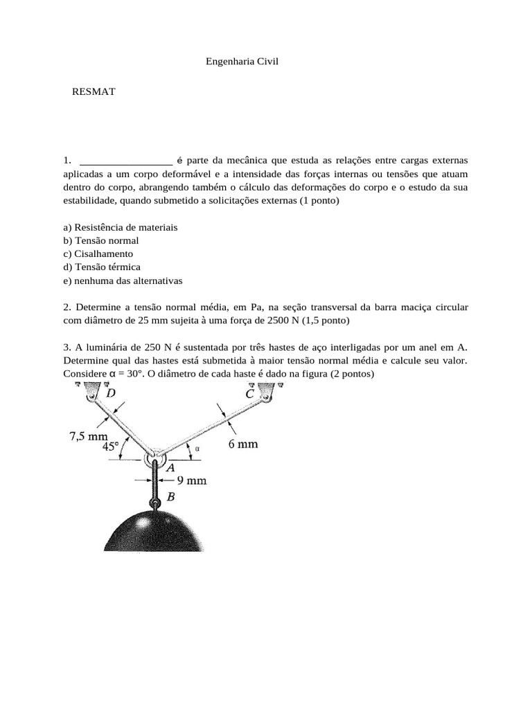 Exercicios 6 | PDF | Tecnologia e Engenharia