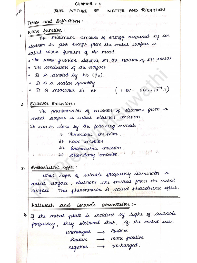 Dual Nature Notes | PDF