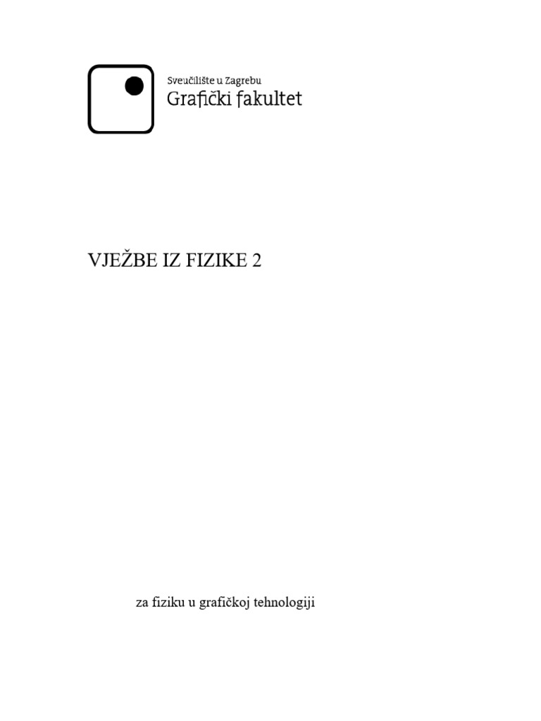 Fizika2 - Skripte - Konacna Verzija | PDF