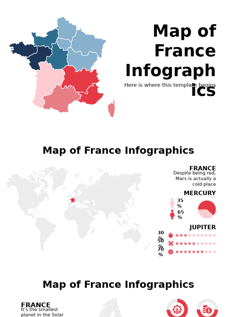 Map of France Infographics by Slidesgo | PDF | Planets | Solar System