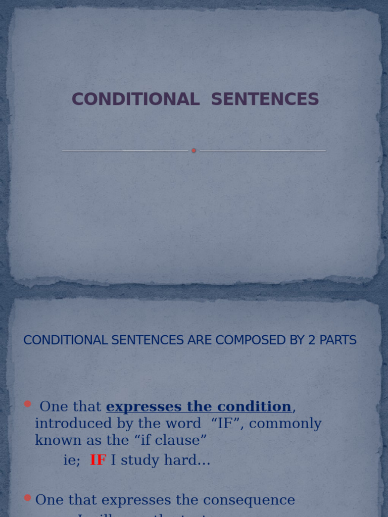 Conditional Sentences | PDF | Language Arts & Discipline