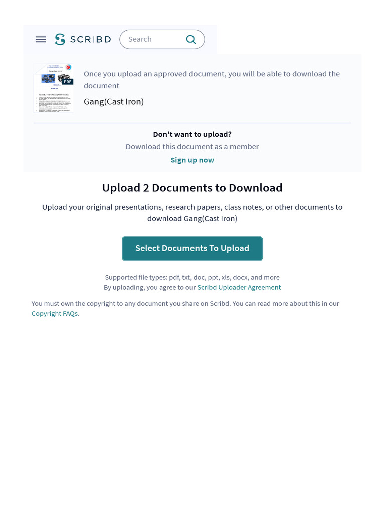 Upload A Document - Scribd | PDF | Scribd | Web 2.0