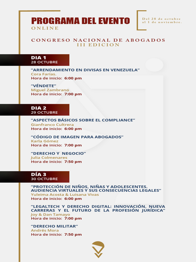 Programa Congreso III | PDF
