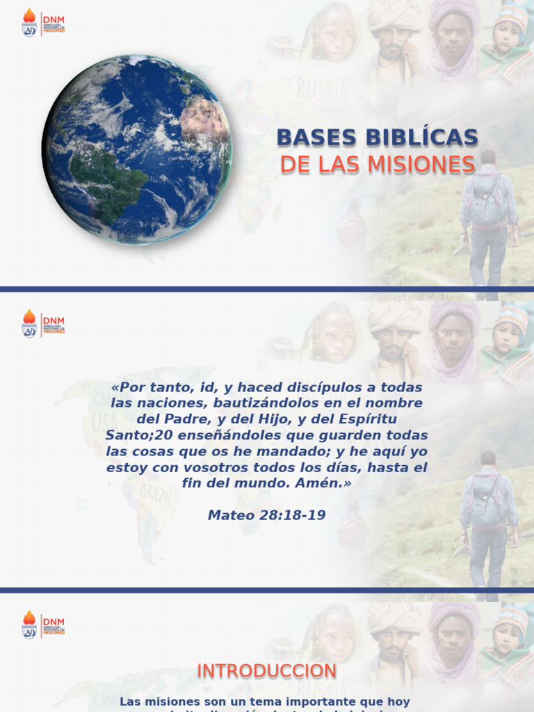 10 Bases Biblicas para Las Misiones . | PDF | Jesús | Abrahán