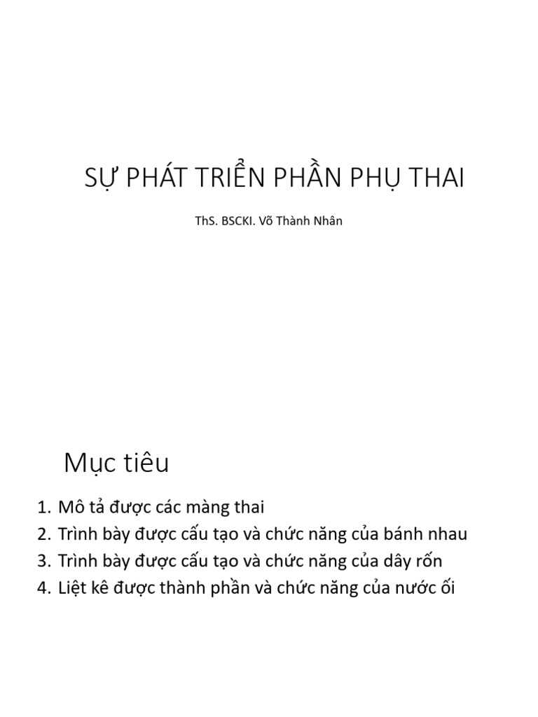 Su Phat Trien Phan Phu Thai | PDF