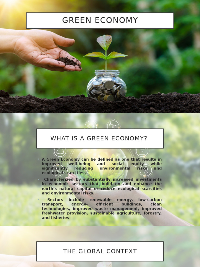 Green Economy | PDF | Green Economy | Low Carbon Economy