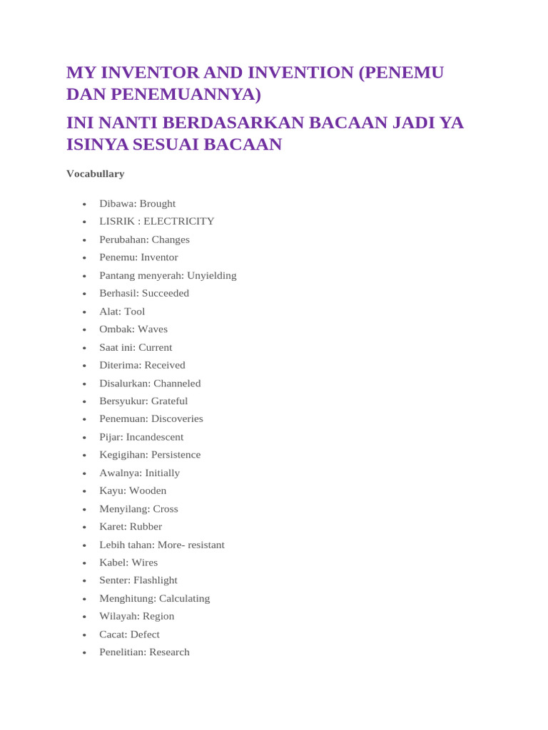 Penemuan dan Penemu Terkenal | PDF