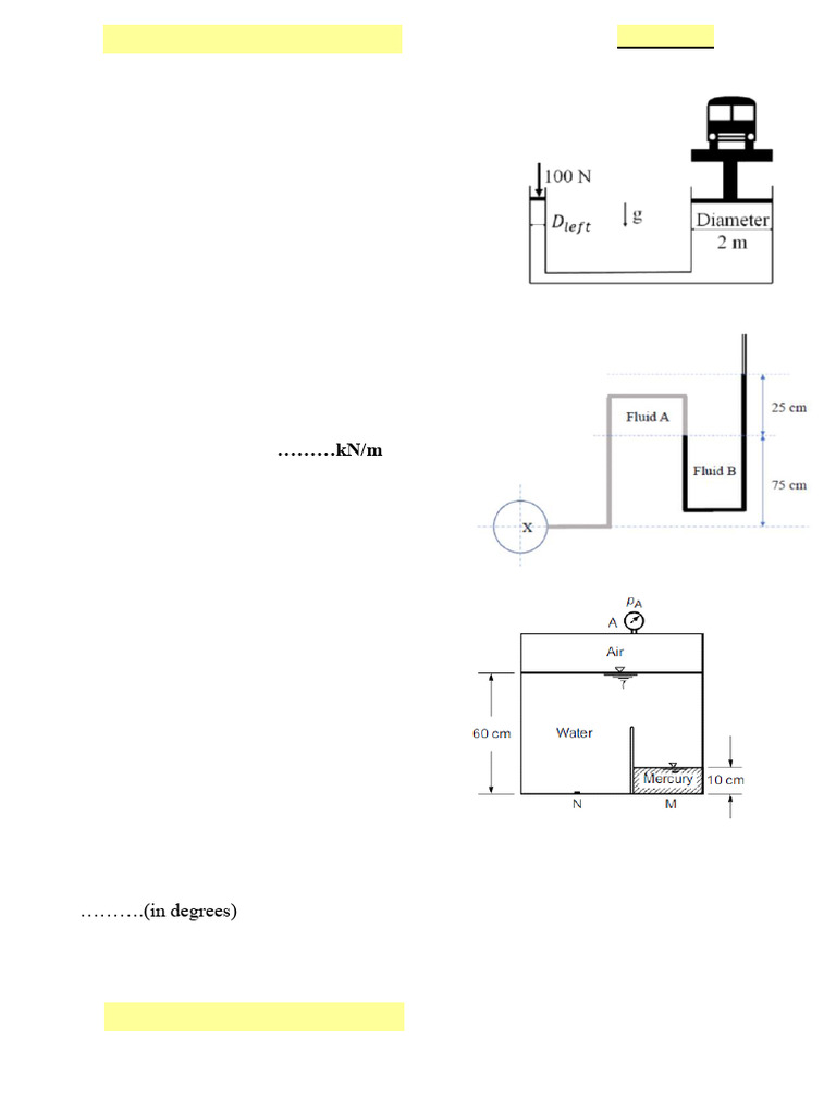 Assign 02 | PDF | Pressure | Pressure Measurement
