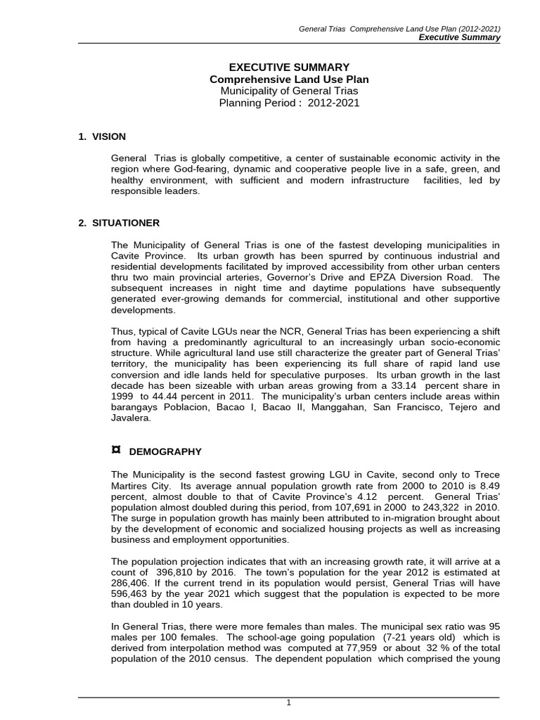 Executive Summary | PDF | Waste Management