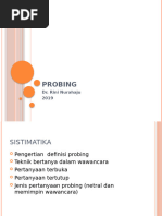 Teknik Probing dalam Wawancara | PDF | Karier & Perkembangan