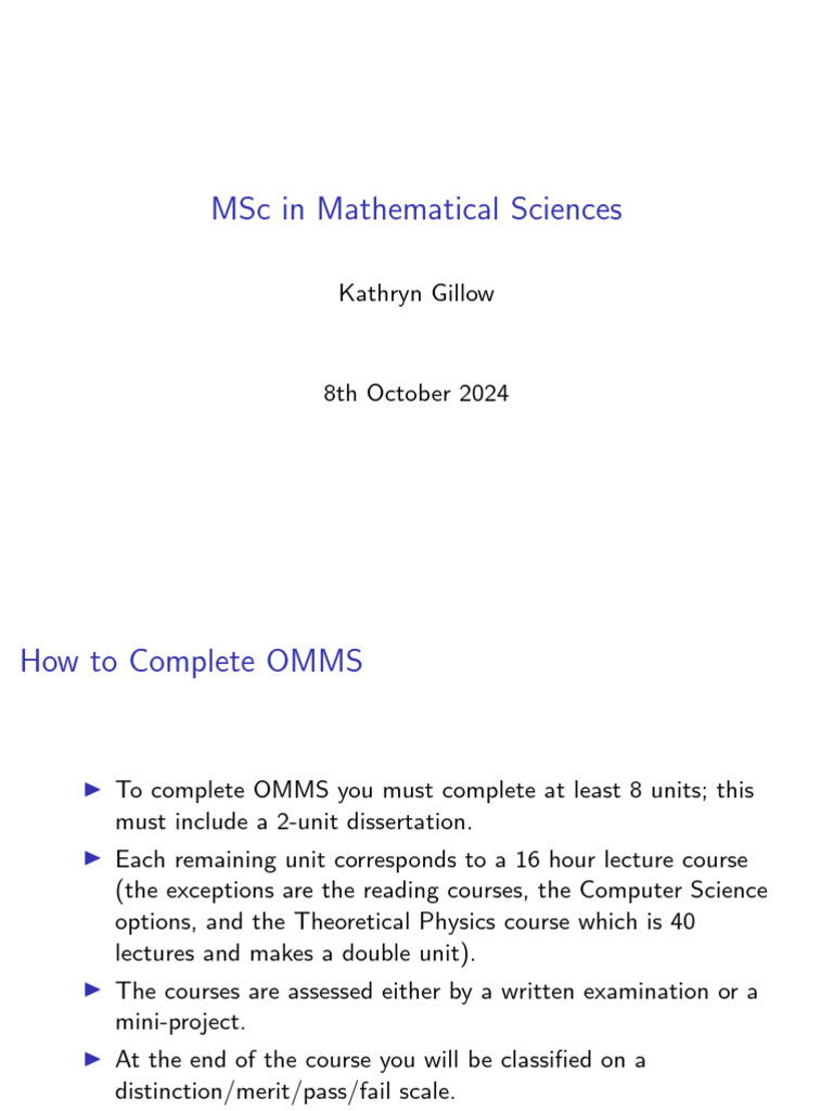 about_omms | PDF | Thesis