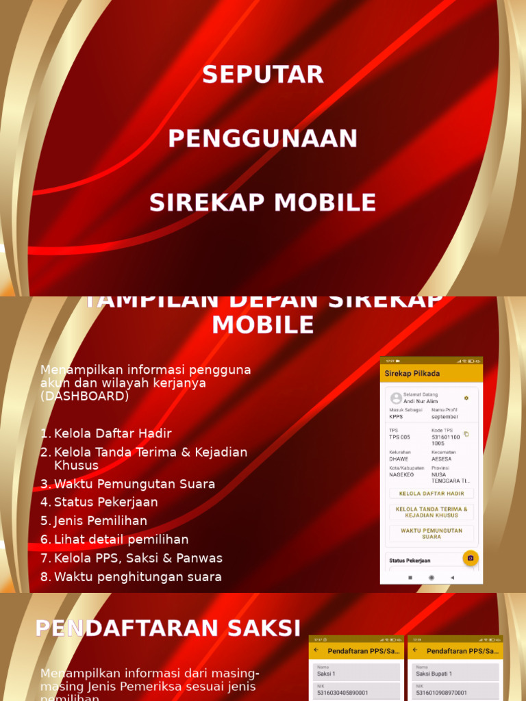 Penggunaan Sirekap | PDF