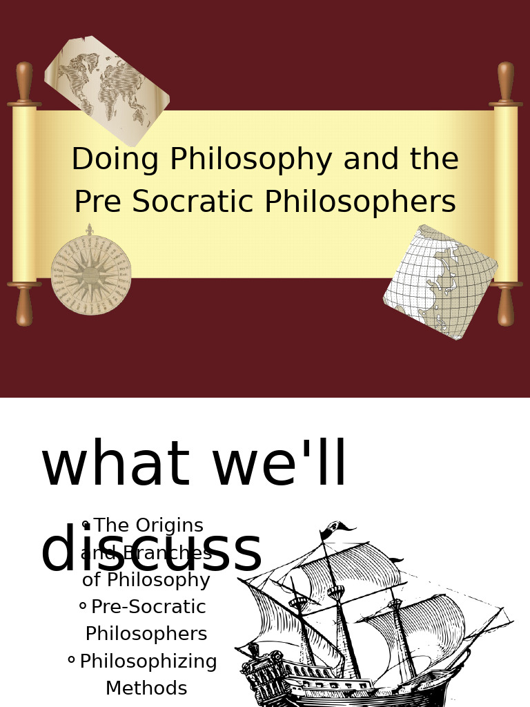 Doing Philosophy and The Pre Socratic Philosophers | PDF | Ancient ...