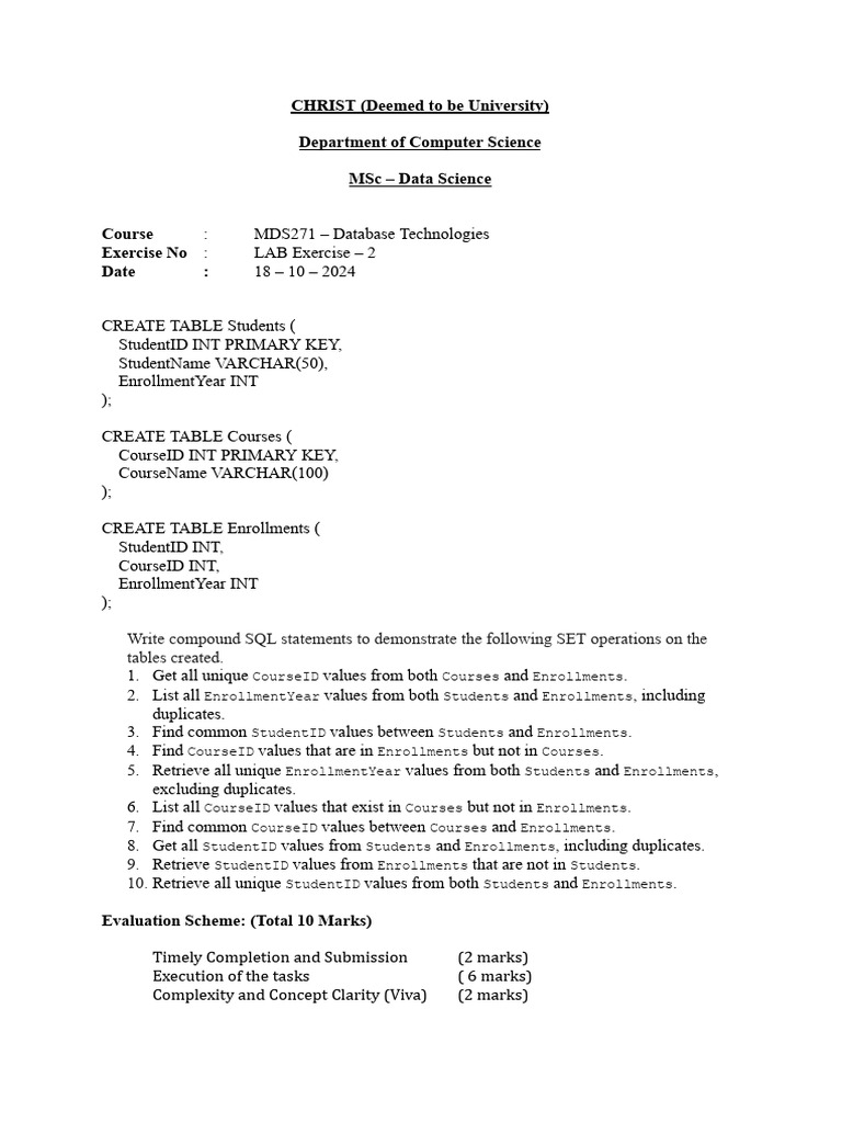 Lab Exercise-2 | PDF | Technology & Engineering