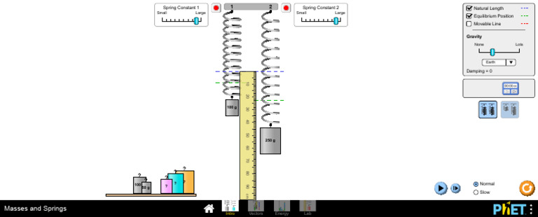 Physics Lab: Masses and Springs | PDF