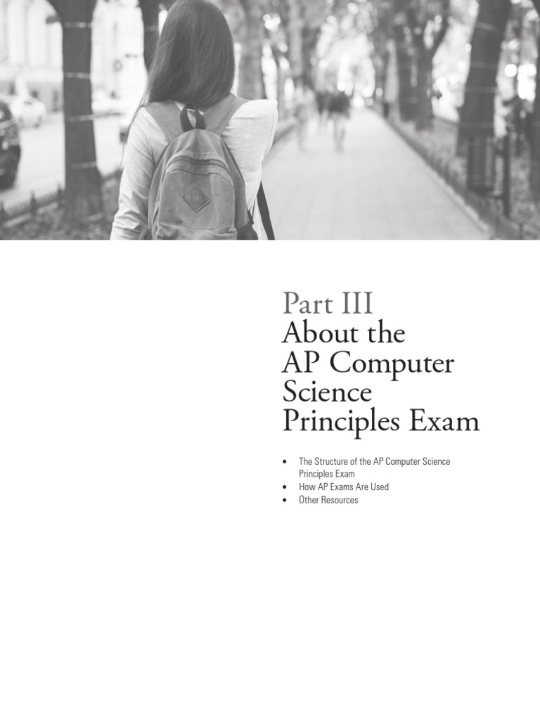 AP Computer Science Principles About The AP Computer Science Principles ... AP Computer Science Principles About The AP Computer Science Principles ...