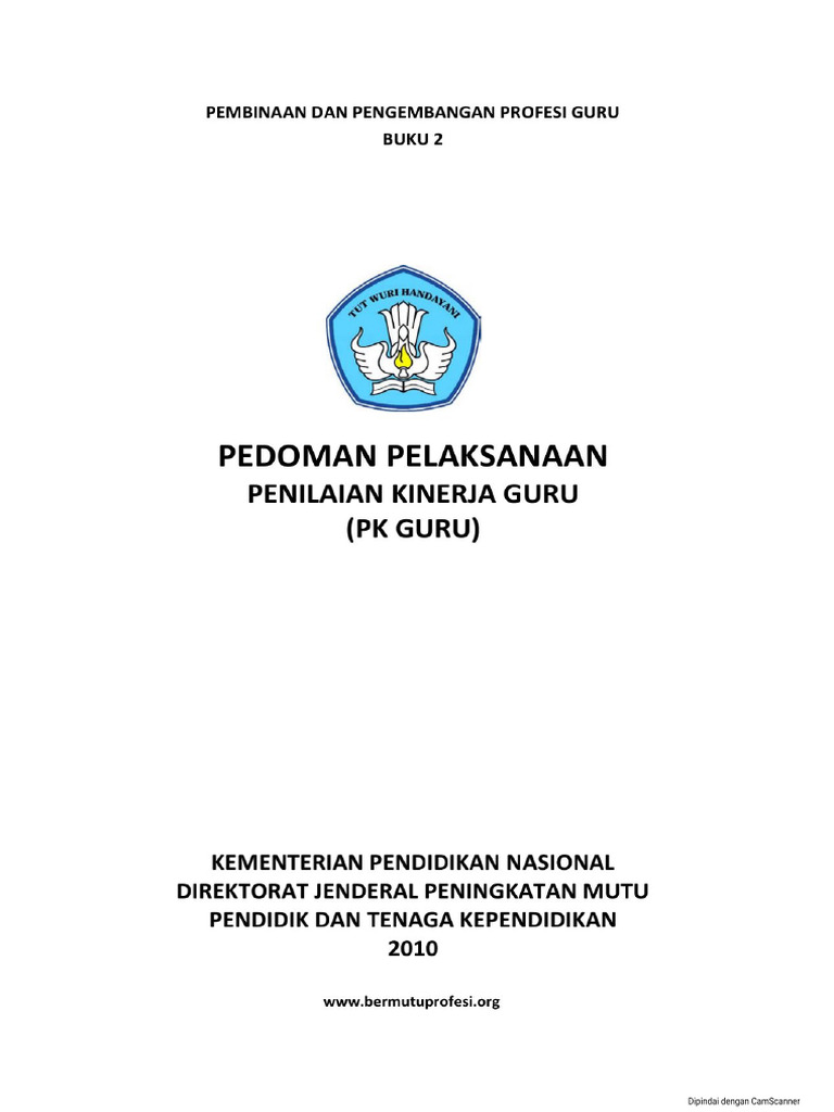Buku 2 Pedoman PK Guru | PDF