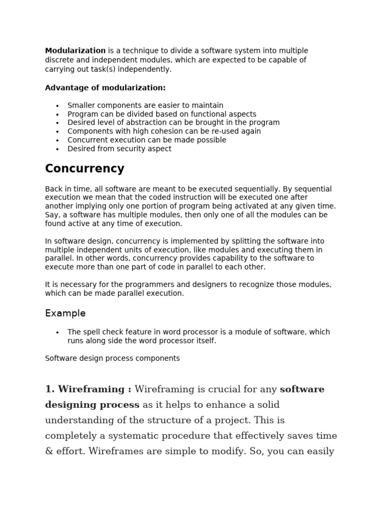 Modularization Is A Technique To Divide A Software System Into Multiple Discrete and Independent ...