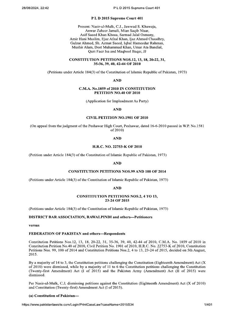 Petitioner Case 5 | PDF