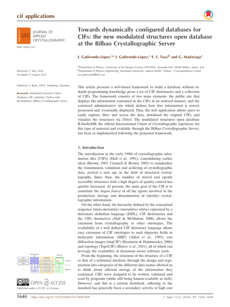 Journal of Applied Crystallography - 2024 - Gabirondo-López - Towards dynamically configured ...