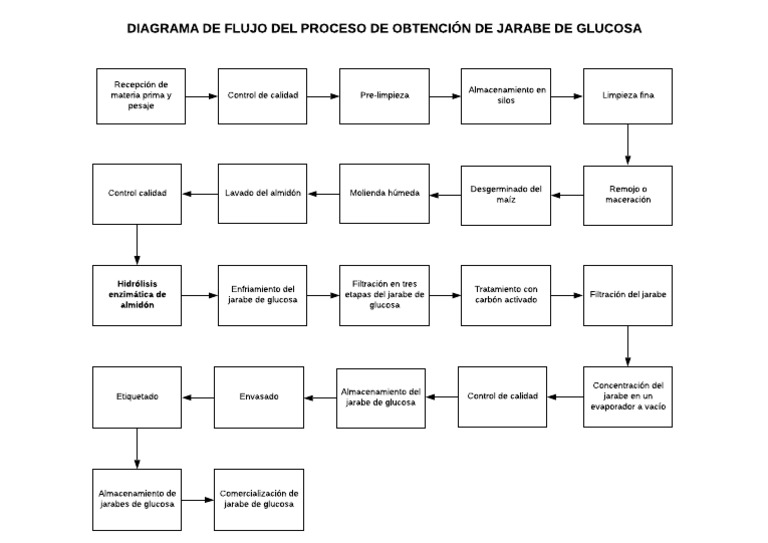 Diagrama Flujo Glucosa | PDF