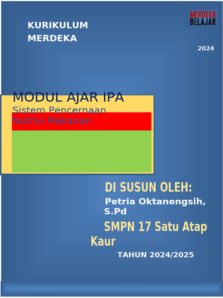 word modul ajar nutrisi | PDF