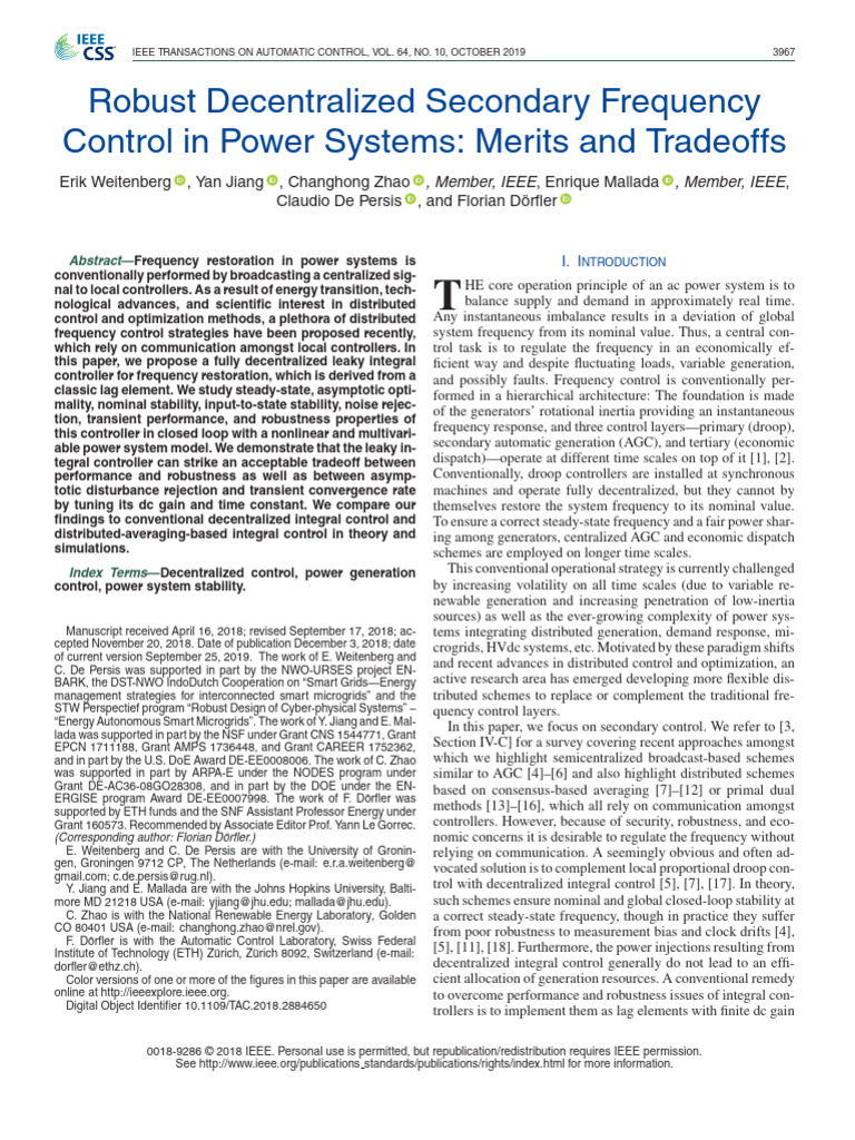 Paper 5 | PDF | Control Theory | Steady State