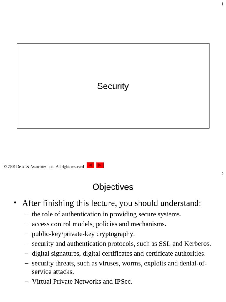Lec7 | PDF | Computer Access Control | Key (Cryptography)