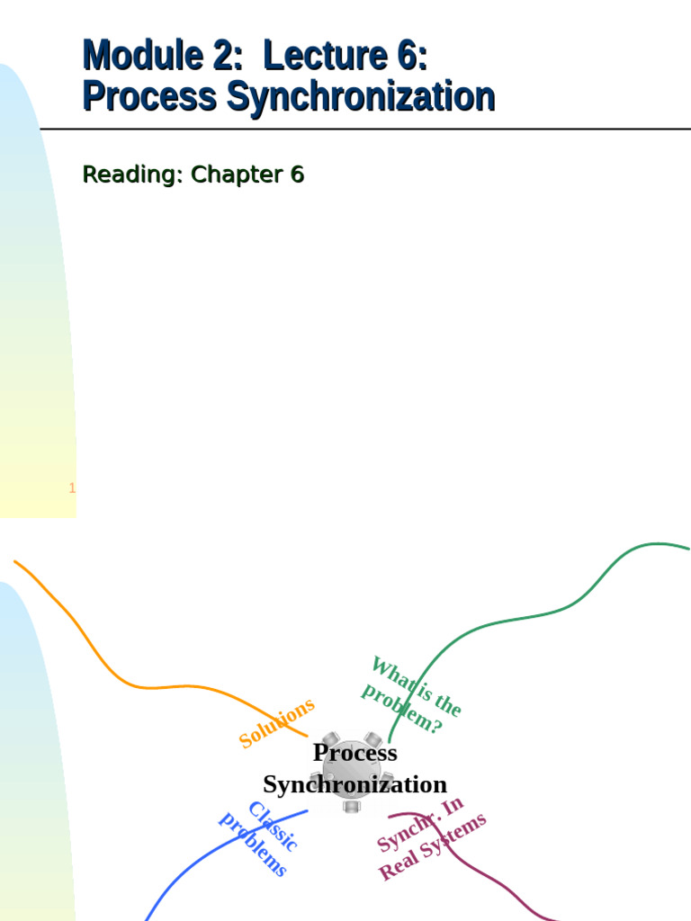 Csi 3131 Mod 5 Synch | PDF | Computer Programming | Concurrent Computing