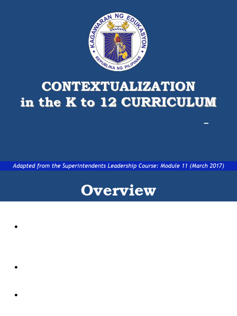 ALS Assessment Contextualization July 2021 | PDF | Curriculum | Learning