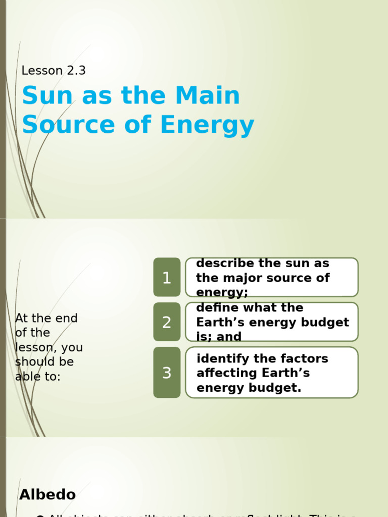 Earth's Energy Budget and Solar Dependence | PDF | Greenhouse Effect ...