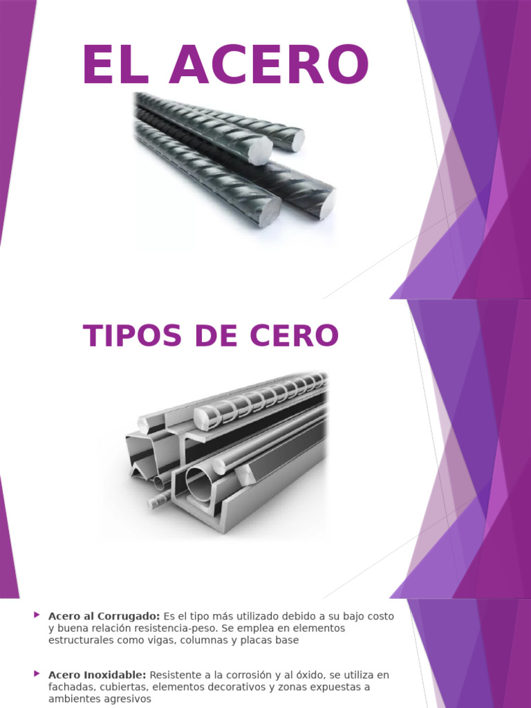 El Acero | PDF | Acero | Hormigón