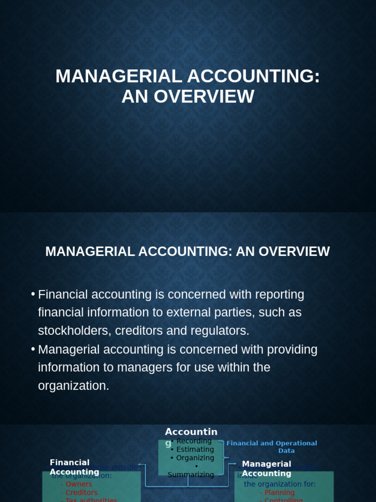 Managerial Accounting - MBA | PDF | Accounting | Management Accounting
