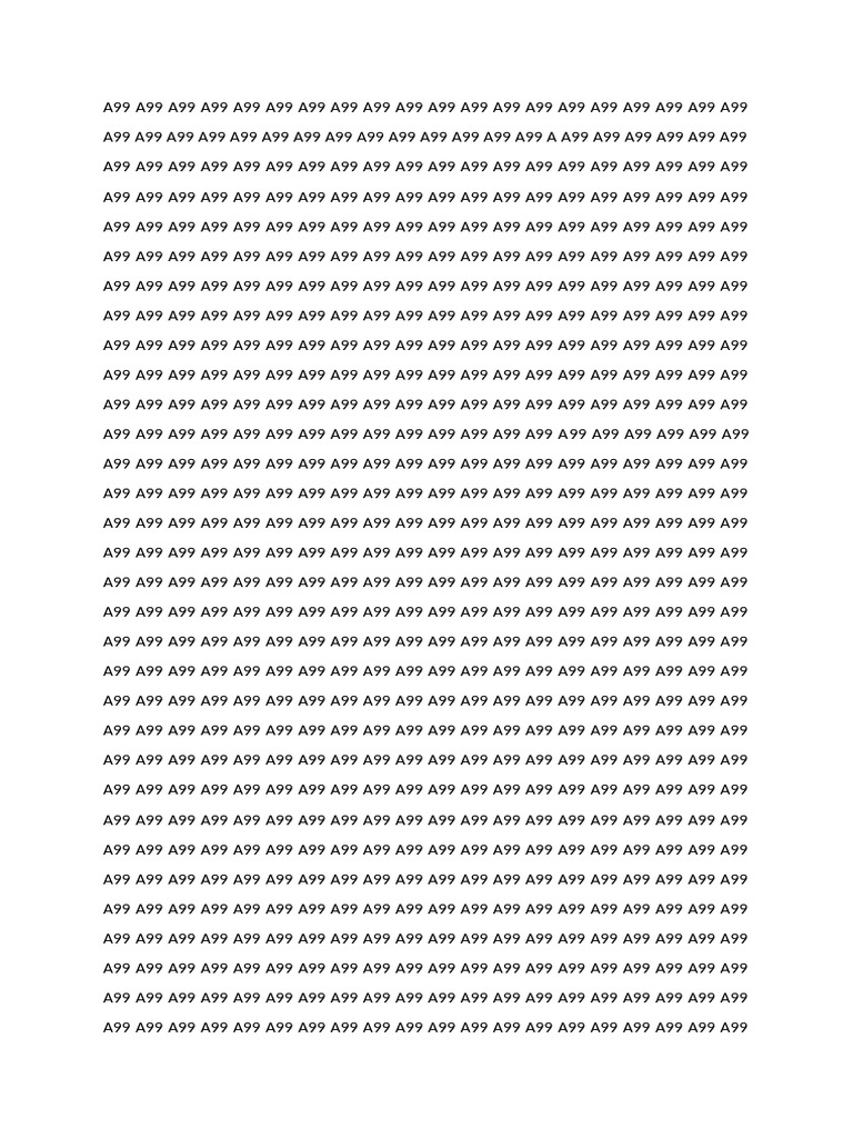 A99 | PDF