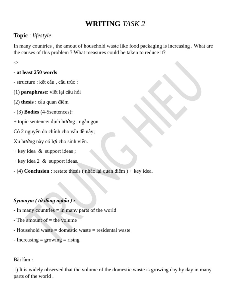 WRITING TASK 2 | PDF