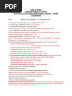 CHEM Practicals Class 12 | PDF