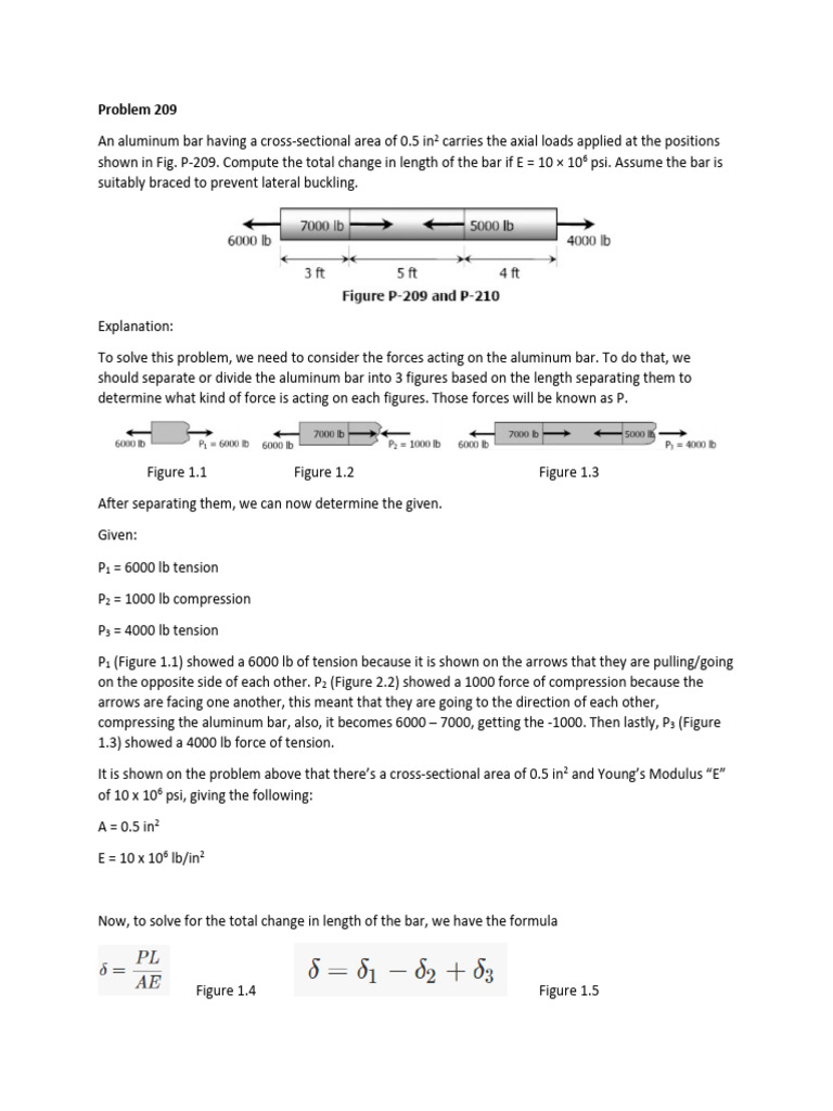 Problem 209 212 | PDF | Buckling | Mechanical Engineering