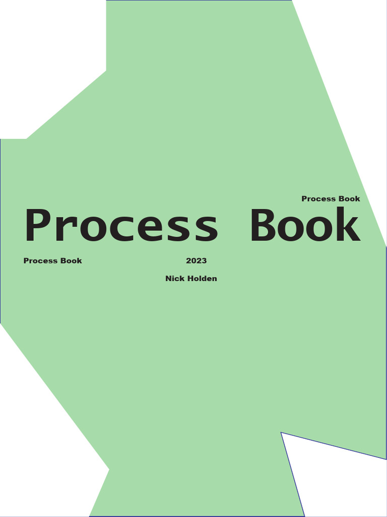 Process Book 3 | PDF | Graphic Design | Typography
